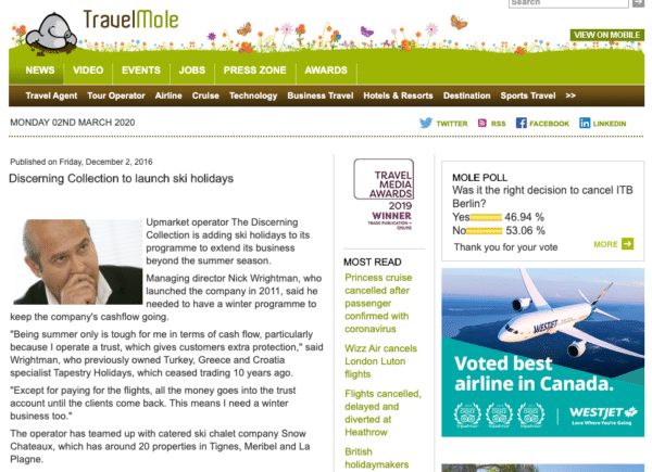 Press Coverage Archive - Discerning Collection